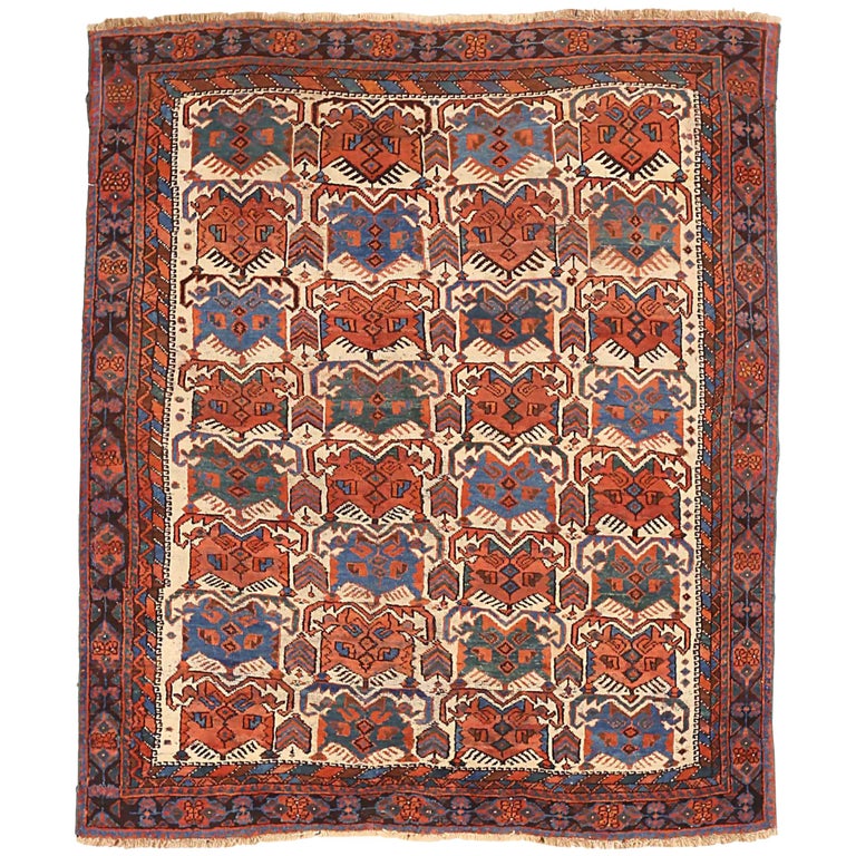 Antique Persian Area Rug Sirjan Design at 1stDibs