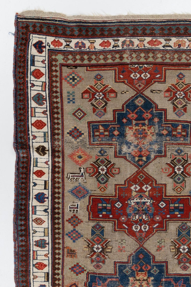Antique Persian Bakhshayesh Runner Rug For Sale at 1stDibs