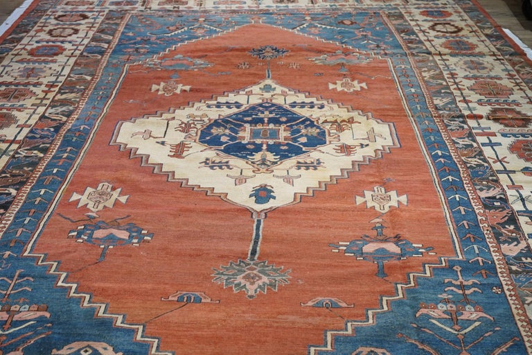 Antique Persian Bakshaish Rug For Sale at 1stDibs
