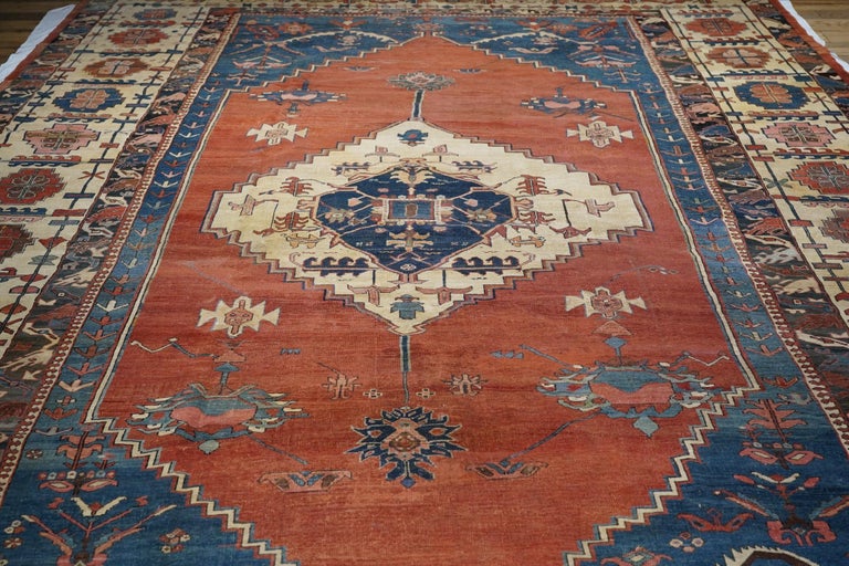 Antique Persian Bakshaish Rug For Sale at 1stDibs