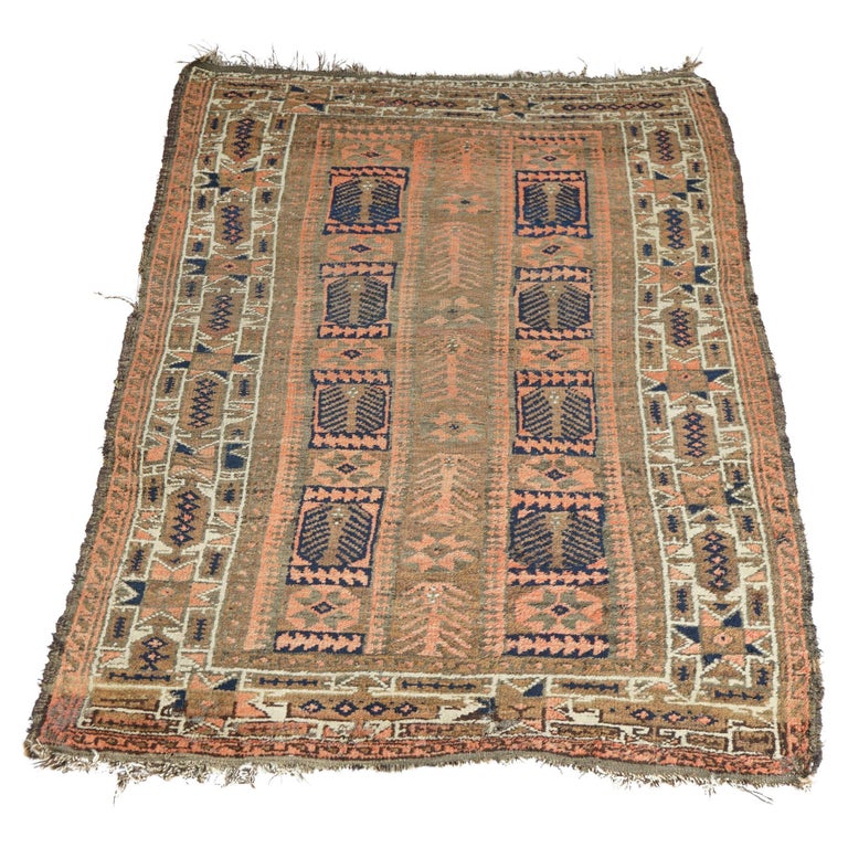 Antique Persian Baluch Oriental Wool Rug Circa 1920 at 1stDibs