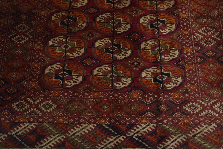 Antique Persian Baluchi Bokhara Rug with Mid-Century Modern Style For ...