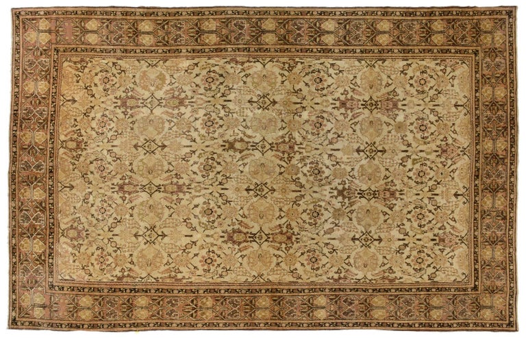 Antique Persian Bashir Rug For Sale at 1stDibs