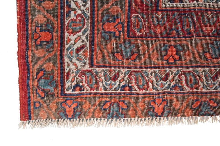 Antique Persian Bijar Antique Bijar Pre-1900 Geometric Overall 4x6 For ...