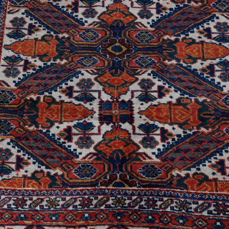 Antique Persian Caucasian Oriental Wool Rug, circa 1910 at 1stDibs
