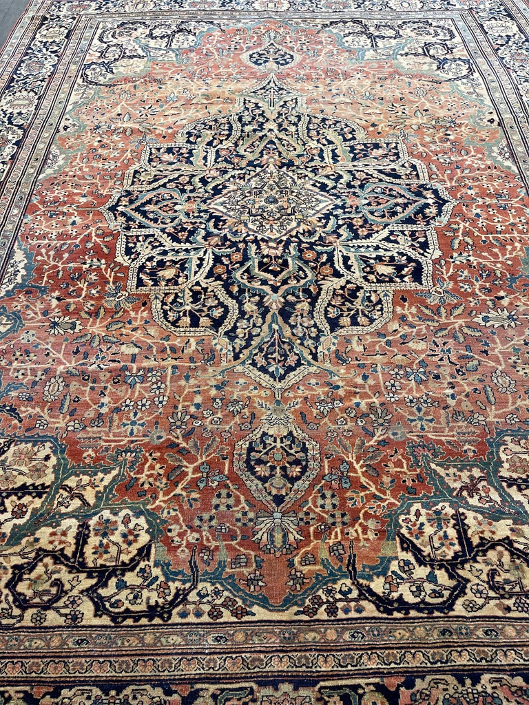 Antique Persian Farahan, circa 1910 For Sale at 1stDibs