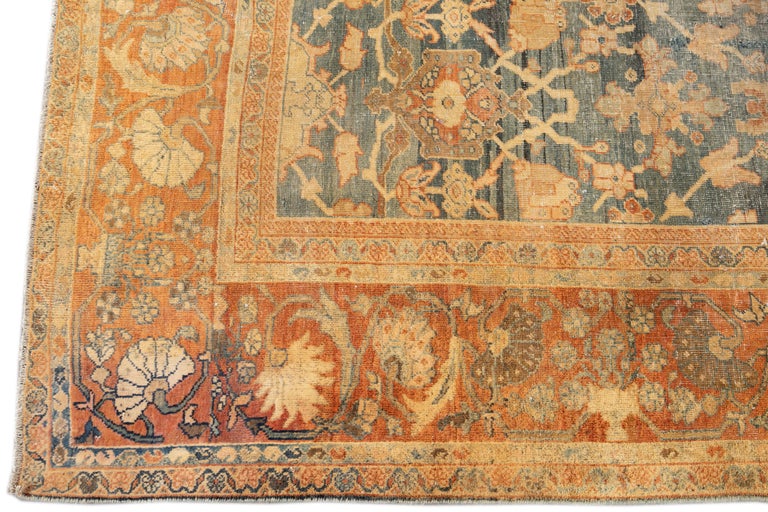 Antique Persian Farahan Rug at 1stDibs