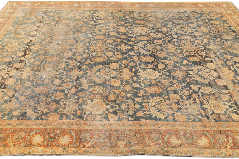 Antique Persian Farahan Rug at 1stDibs