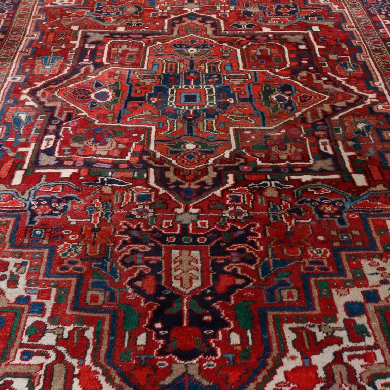 Antique Persian Gorevan Heriz Oriental Room Size Carpet, circa 1930 at ...