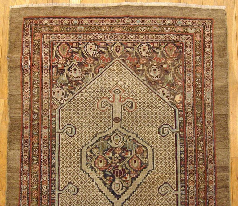 Antique Persian Hamadan Camel Hair Oriental Rug, in Small Size, with ...
