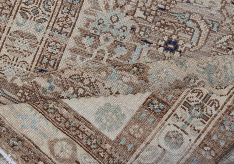 Antique Persian Hamedan Runner with Sub-Geometric Tribal Design For ...