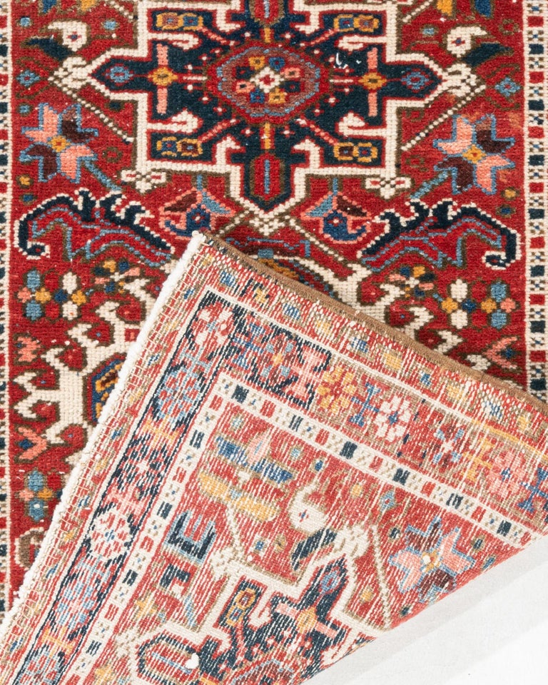 Antique Persian Heriz Area Rug For Sale at 1stDibs