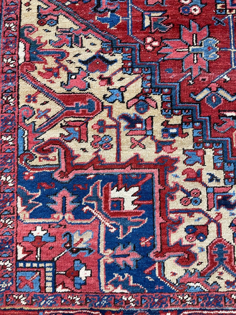Antique Persian Heriz circa 1920 For Sale at 1stDibs