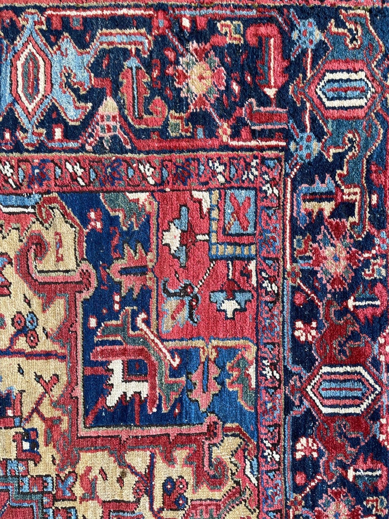 Antique Persian Heriz circa 1920 For Sale at 1stDibs