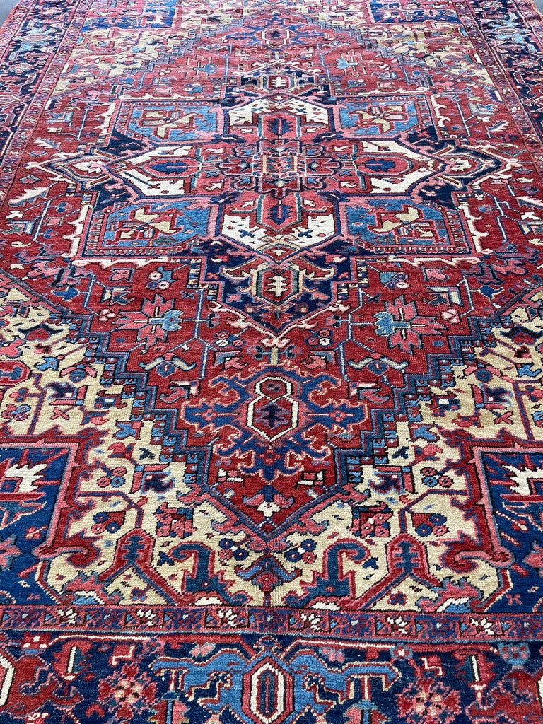 Antique Persian Heriz circa 1920 For Sale at 1stDibs