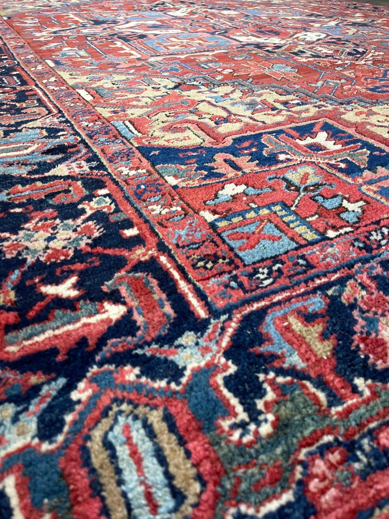 Antique Persian Heriz circa 1920 For Sale at 1stDibs