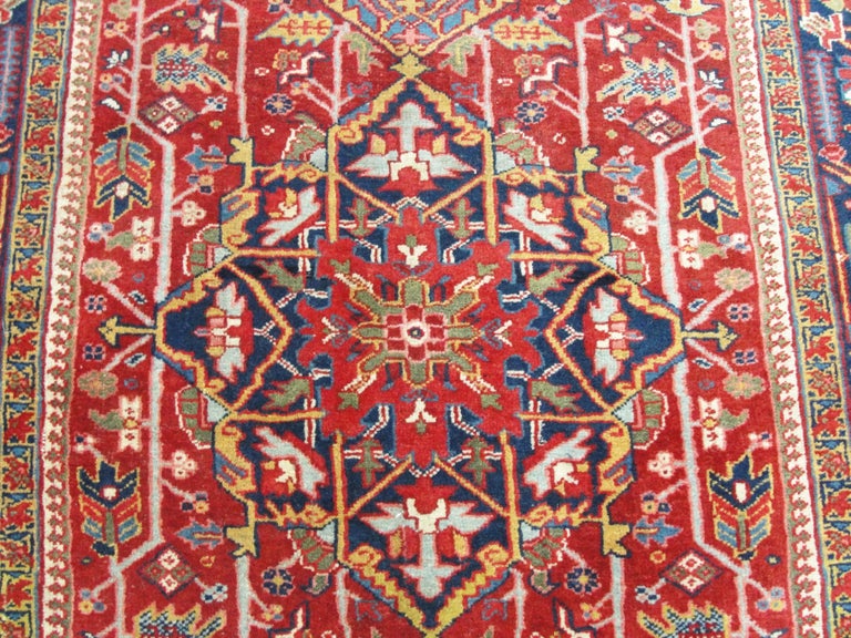 Antique Persian Heriz, 3'7" x 5' For Sale at 1stDibs
