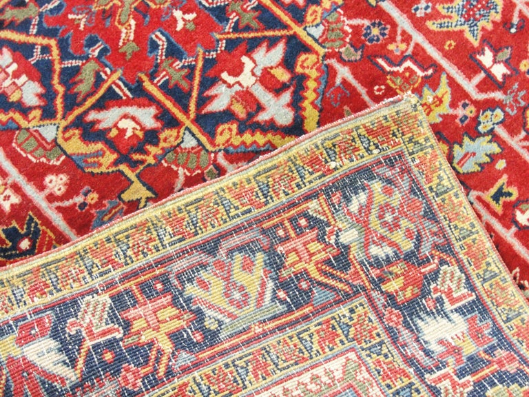 Antique Persian Heriz, 3'7" x 5' For Sale at 1stDibs