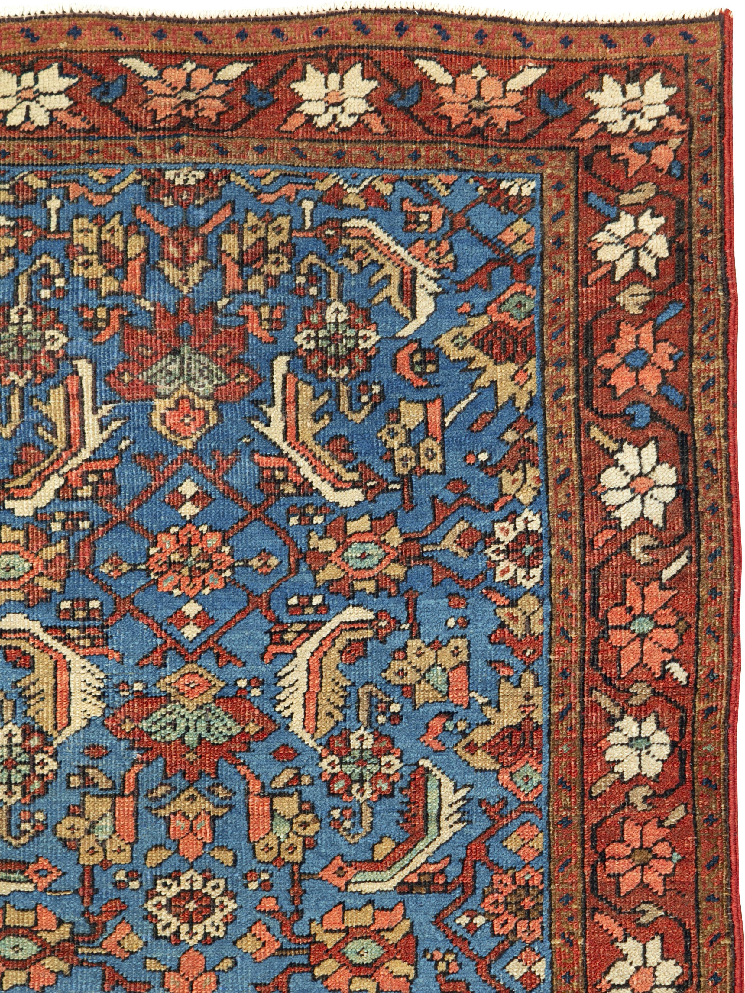 Antique Persian Heriz Rug For Sale at 1stDibs