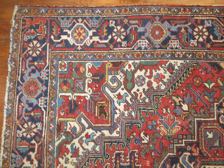 Antique Persian Heriz Rug at 1stDibs