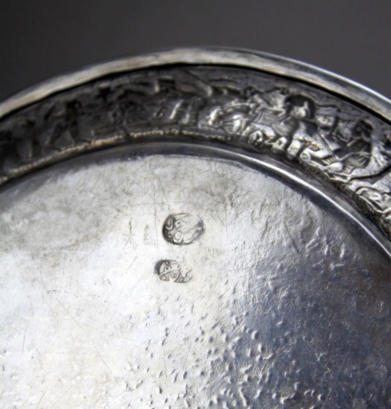 Antique Persian / Islamic Silver Tray, 19th Century at 1stDibs ...