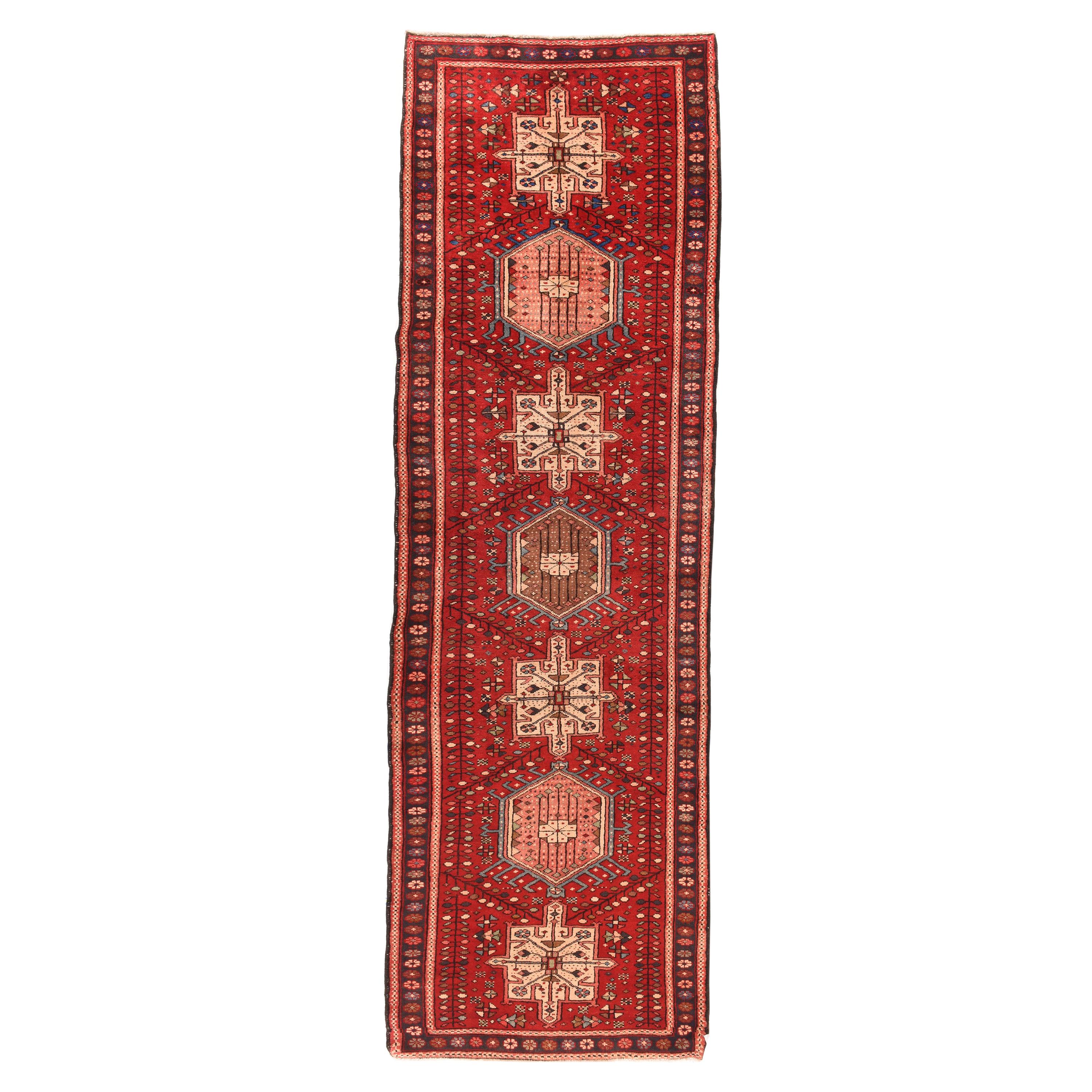 Vintage Persian Karajeh Long Rug For Sale at 1stDibs