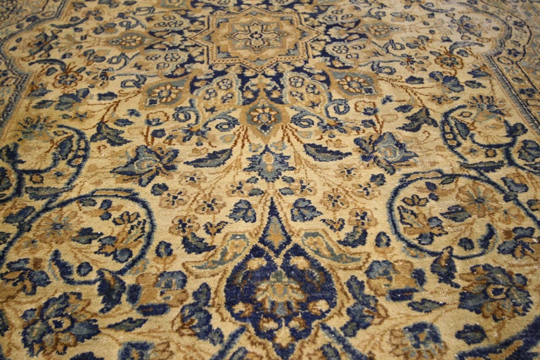 Antique Persian Kerman Area Rug with Hollywood Regency Style, Persian ...