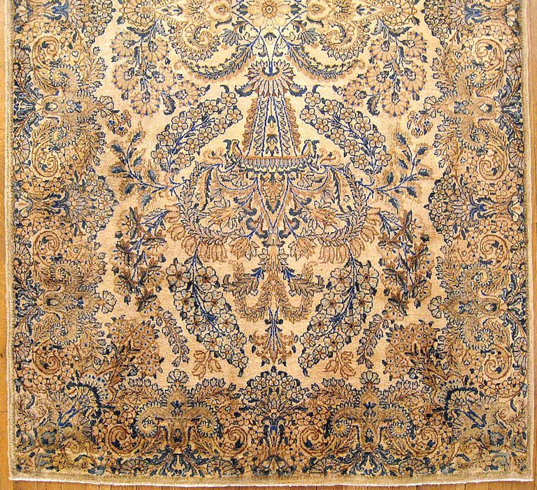 Antique Persian Kerman Oriental Rug, Room Size, with Floral Elements ...