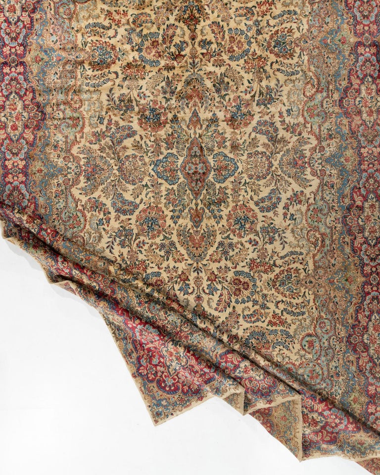 Antique Persian Kerman Rug 11'8x19'2 For Sale at 1stDibs