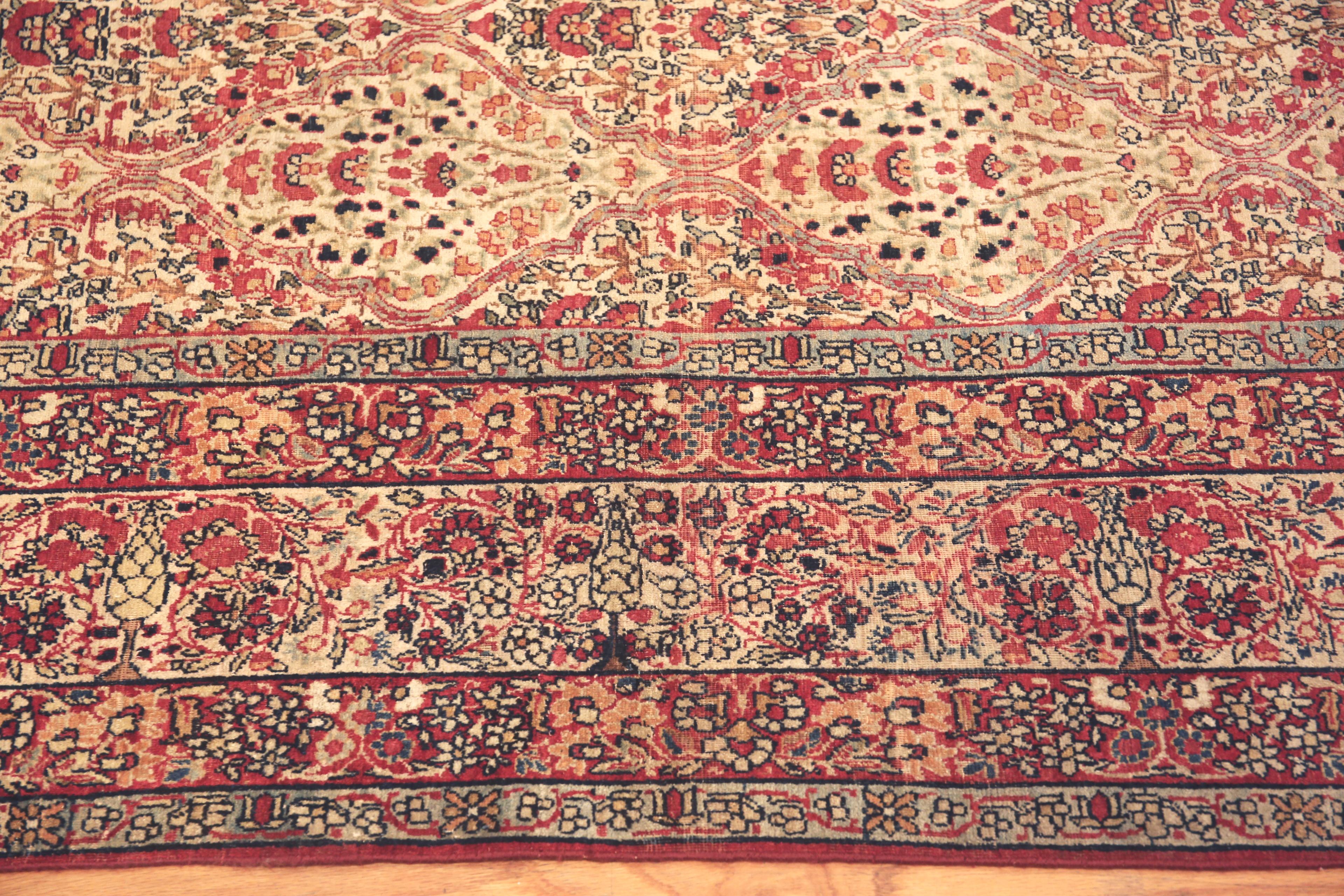 Antique Persian Kerman Rug. 8 ft 9 in x 12 ft 3 in For Sale at 1stDibs