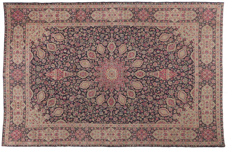 Antique Persian Kerman Rug with The Ardabil Carpet Design For Sale at ...