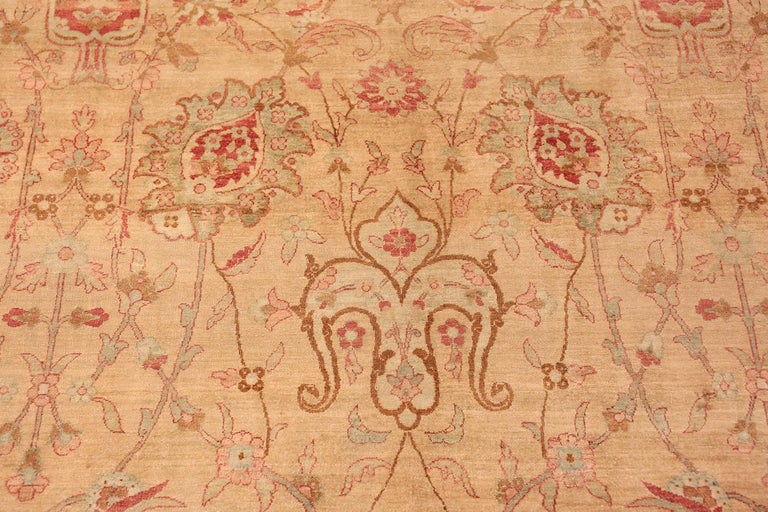 Antique Persian Kerman Vase Rug For Sale at 1stDibs