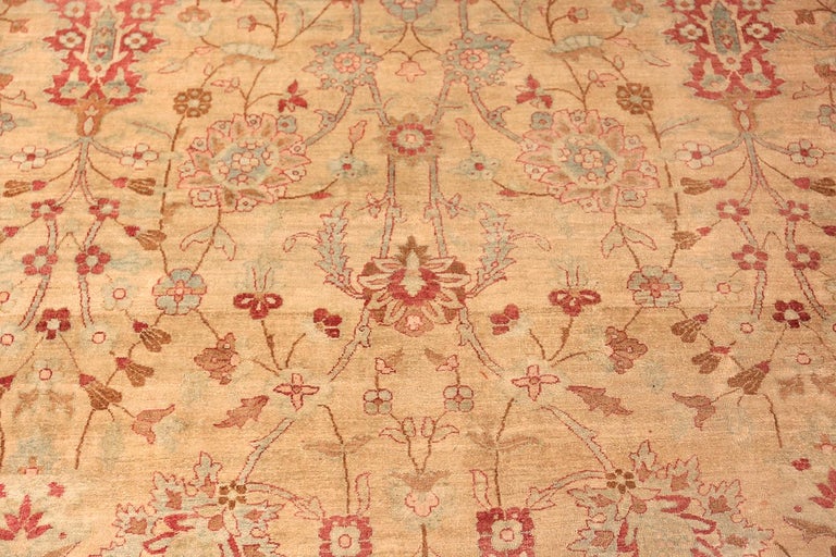 Antique Persian Kerman Vase Rug For Sale at 1stDibs
