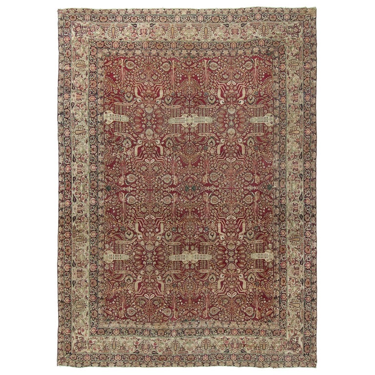 Antique Persian Kermanshah Rug For Sale at 1stDibs