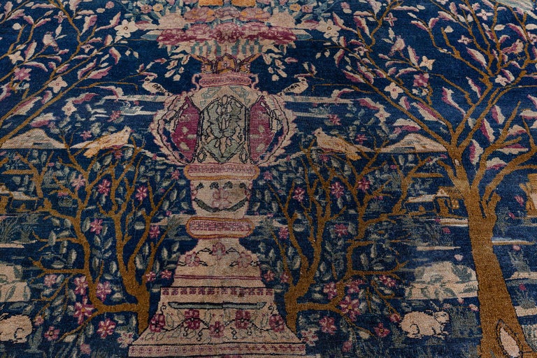 Antique Persian Kirman Rug For Sale at 1stDibs