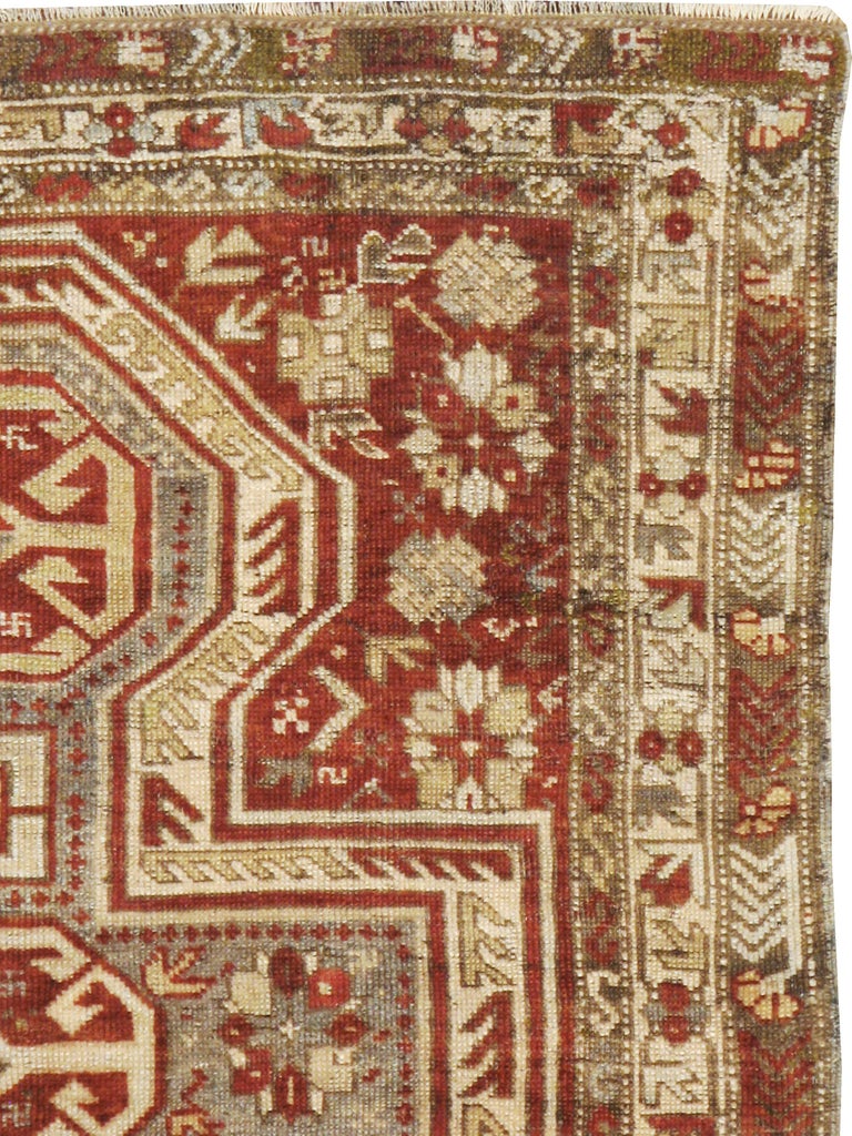 Antique Persian Kurdish Rug For Sale at 1stDibs
