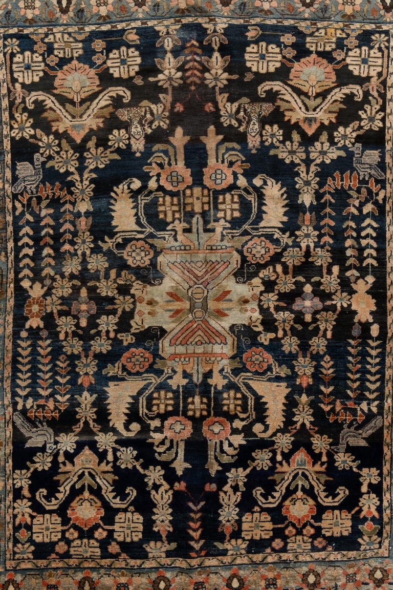 Antique Persian Lilihan Rug For Sale at 1stDibs