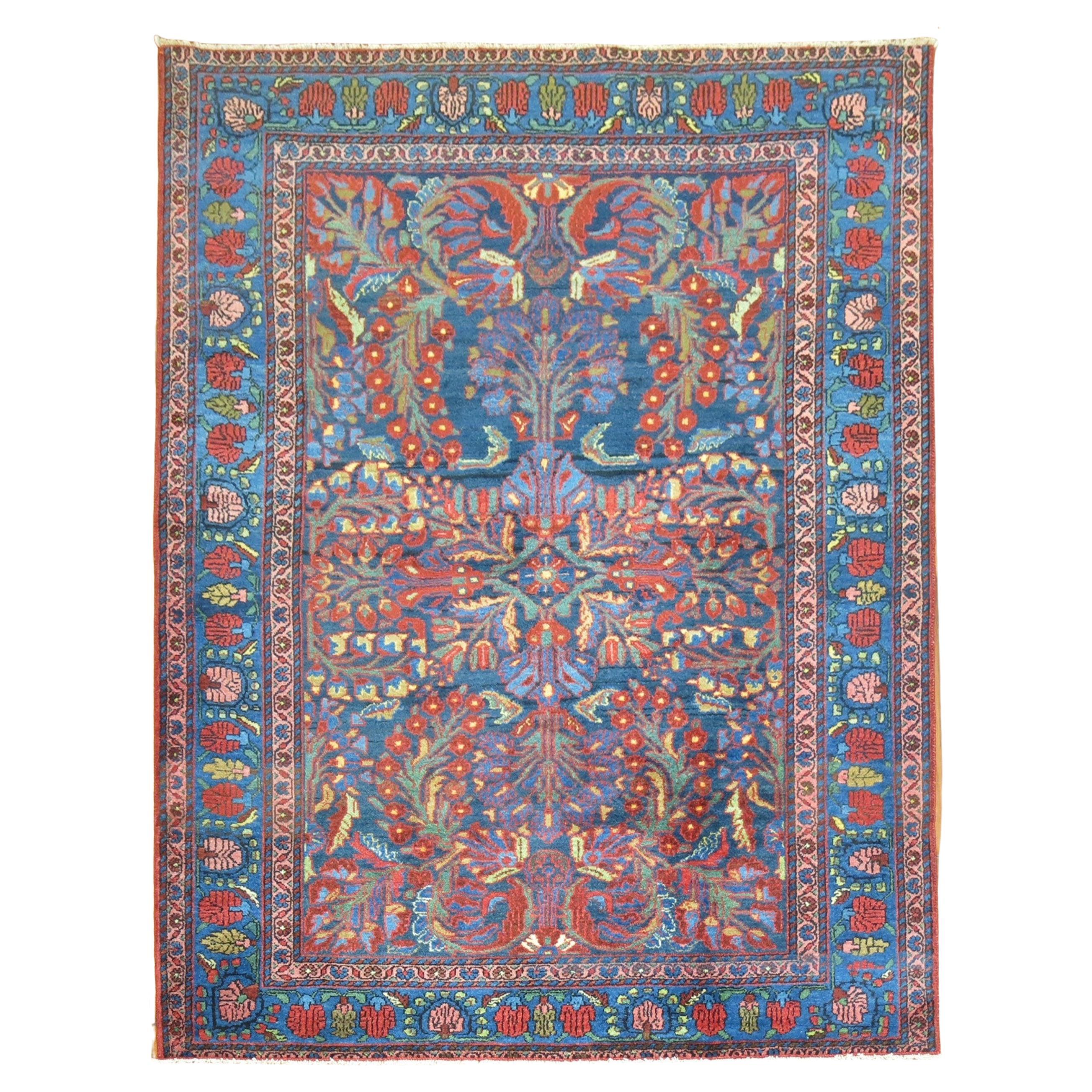 Antique Persian Lilihan Rug with Baroque Renaissance Style, Pink ...