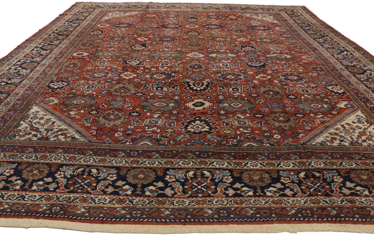 Antique Persian Mahal Area Rug with Federal and American Colonial Style ...