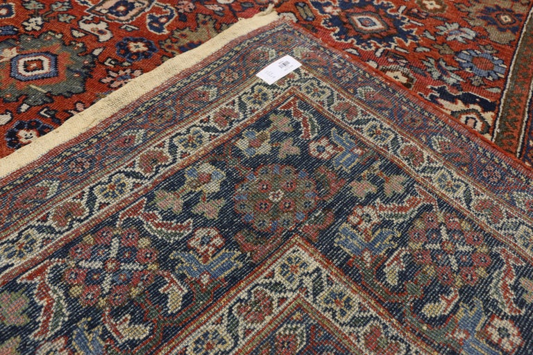 Antique Persian Mahal Area Rug with Federal and American Colonial Style ...