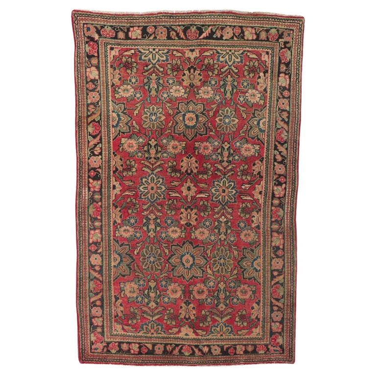Antique Persian Mahal Rug For Sale at 1stDibs