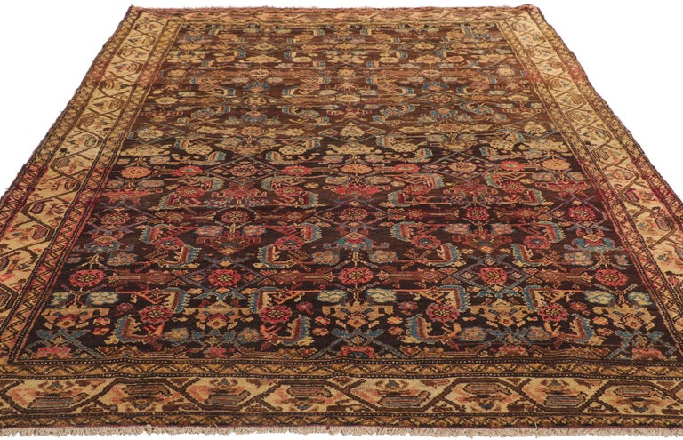 Antique Persian Malayer Rug with All-Over Herati Pattern For Sale at ...