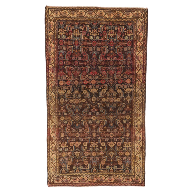 Antique Persian Malayer Rug with All-Over Herati Pattern For Sale at ...