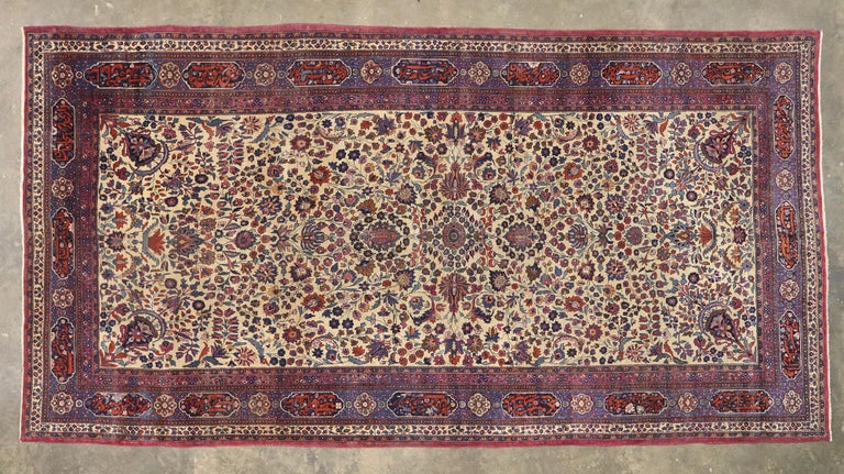 Antique Persian Mashhad Palace Size Rug with Venetian Ottoman Style For ...
