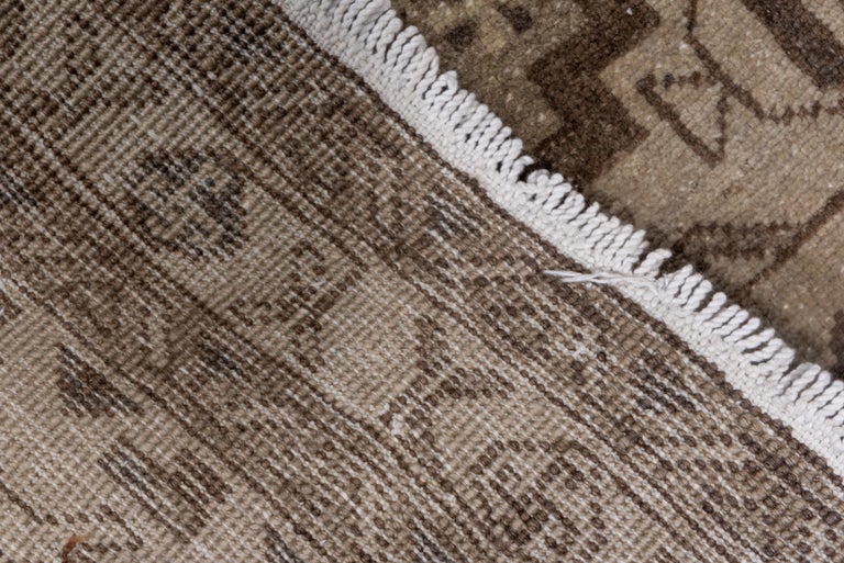 Antique Persian Meshkin Long Runner, Neutral and Brown Palette, circa ...