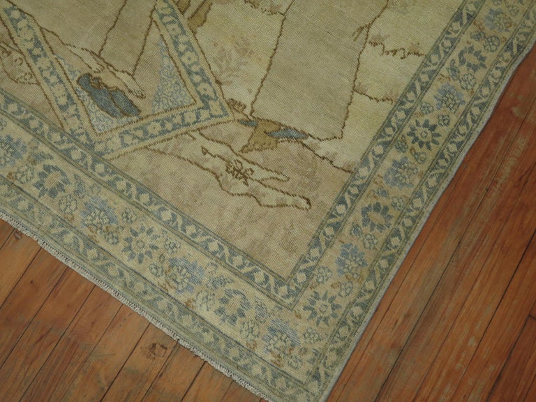 Antique Persian Pictorial Rug For Sale at 1stDibs