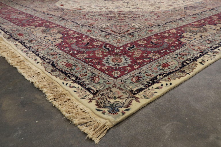 Antique Persian Pictorial Tabriz Palace Rug with Persepolis Scene and ...