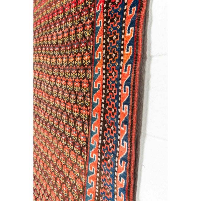 Antique Persian Pink and Red Wool Floor Rug, Late 1800s For Sale at 1stDibs