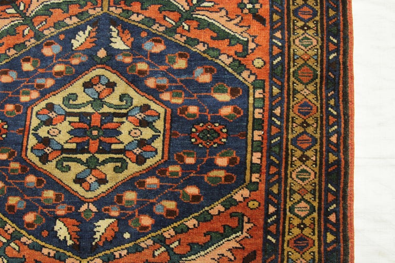 Antique Persian Rug Azerbaijan Design with Nature-Inspired Patterns ...
