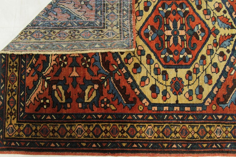 Antique Persian Rug Azerbaijan Design with Nature-Inspired Patterns ...